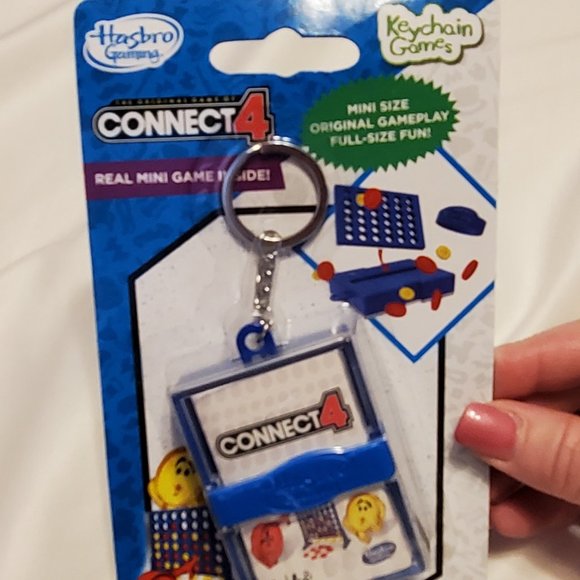Hasbro | Toys | Hasbro Gaming Connect 4 Keychain Game Nip | Poshmark